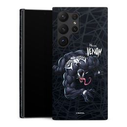 DeinDesign Galaxy S23 Ultra Handy Premium Case Smartphone Handyh&uuml;lle Schutzh&uuml;lle matt Marvel Venom Spiderman Premium Case
