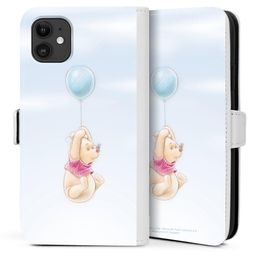 DeinDesign iPhone 11 Handy Klapph&uuml;lle Handyh&uuml;lle aus Kunst Leder wei&szlig; Flip Case Winnie The Pooh Official Licensed Product Disney Sideflip mit Lasche