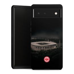 DeinDesign Google Pixel 6 Handy Panzer Handyh&uuml;lle robuste Outdoor H&uuml;lle Schutzh&uuml;lle matt Stadium Official Licensed Product Eintracht Frankfurt Tough Case