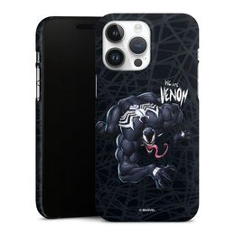 DeinDesign iPhone 14 Pro Max Handy Premium Case Smartphone Handyh&uuml;lle Schutzh&uuml;lle matt Marvel Venom Spiderman Premium Case