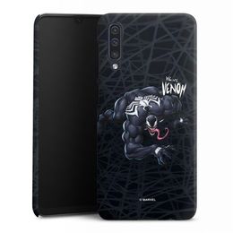 DeinDesign Galaxy A50 Handy Premium Case Smartphone Handyh&uuml;lle Schutzh&uuml;lle matt Marvel Venom Spiderman Premium Case