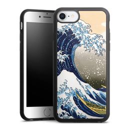 DeinDesign iPhone SE (2020) Handy Gallery Case Handyh&uuml;lle 9H Geh&auml;rtetes Glas R&uuml;ckseite H&uuml;lle Die Gro&szlig;e Welle Vor Kanagawa Katsushika Hokusai Kunst Gallery Case