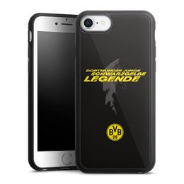 DeinDesign iPhone SE (2020) Handy Gallery Case Handyh&uuml;lle 9H Geh&auml;rtetes Glas R&uuml;ckseite H&uuml;lle Borussia Dortmund Marco Reus Bvb Gallery Case