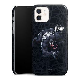 DeinDesign iPhone 12 Handy Premium Case Smartphone Handyh&uuml;lle Schutzh&uuml;lle gl&auml;nzend Marvel Venom Spiderman Premium Case