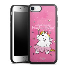 DeinDesign iPhone SE (2020) Handy Gallery Case Handyh&uuml;lle 9H Geh&auml;rtetes Glas R&uuml;ckseite H&uuml;lle Pummeleinhorn Pummel & Friends Official Licensed Product Gallery 