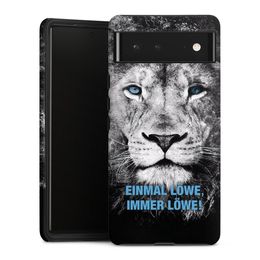 DeinDesign Google Pixel 6 Handy Panzer Handyh&uuml;lle robuste Outdoor H&uuml;lle Schutzh&uuml;lle matt Official Licensed Product Tsv 1860 M&uuml;nchen Lion Tough Case