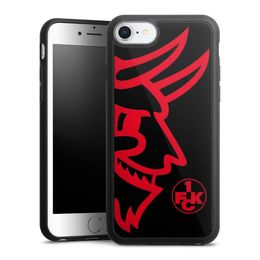 DeinDesign iPhone SE (2020) Handy Gallery Case Handyh&uuml;lle 9H Geh&auml;rtetes Glas R&uuml;ckseite H&uuml;lle 1. Fc Kaiserslautern Official Licensed Product Logo Gallery Case