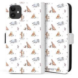 DeinDesign iPhone 11 Handy Klapph&uuml;lle Handyh&uuml;lle aus Kunst Leder wei&szlig; Flip Case Disney Winnie The Pooh Official Licensed Product Sideflip mit Lasche