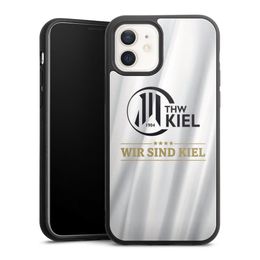 DeinDesign iPhone 12 Handy Gallery Case Handyh&uuml;lle 9H Geh&auml;rtetes Glas R&uuml;ckseite H&uuml;lle Official Licensed Product Thw Kiel Handball Gallery Case