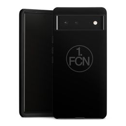 DeinDesign Google Pixel 6 Handy Panzer Handyh&uuml;lle robuste Outdoor H&uuml;lle Schutzh&uuml;lle matt 1. Fcn 1. Fc N&uuml;rnberg Logo Tough Case