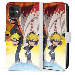 DeinDesign iPhone 11 Handy Klapph&uuml;lle Handyh&uuml;lle aus Kunst Leder wei&szlig; Flip Case Minato Namikaze Official Licensed Product Naruto Shippuden Sideflip mit Lasche