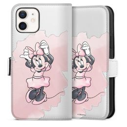 DeinDesign iPhone 12 Handy Klapph&uuml;lle Handyh&uuml;lle aus Kunst Leder wei&szlig; Flip Case Motiv Ohne Hintergrund Disney Sideflip mit Lasche