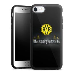 DeinDesign iPhone SE (2020) Handy Gallery Case Handyh&uuml;lle 9H Geh&auml;rtetes Glas R&uuml;ckseite H&uuml;lle Borussia Dortmund Bvb Stadium Gallery Case