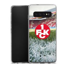 DeinDesign Galaxy S10 Plus Handy Silikon H&uuml;lle Case transparent Handyh&uuml;lle Official Licensed Product 1. Fc Kaiserslautern Stadium Silikon Case