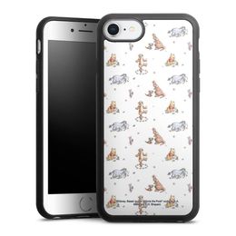 DeinDesign iPhone SE (2020) Handy Gallery Case Handyh&uuml;lle 9H Geh&auml;rtetes Glas R&uuml;ckseite H&uuml;lle Winnie The Pooh Official Licensed Product Disney Gallery Case