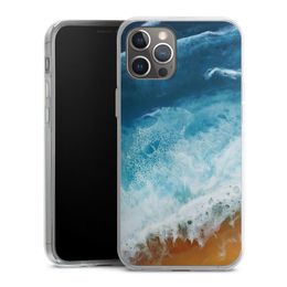 DeinDesign iPhone 12 Pro Max Handy Silikon H&uuml;lle Case transparent Handyh&uuml;lle Summer Water Beach Silikon Case