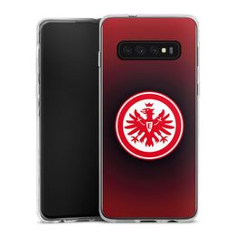 DeinDesign Galaxy S10 Plus Handy Silikon H&uuml;lle Case transparent Handyh&uuml;lle Official Licensed Product Coat Of Arms Eintracht Frankfurt Silikon Case