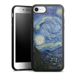 DeinDesign iPhone SE (2020) Handy Gallery Case Handyh&uuml;lle 9H Geh&auml;rtetes Glas R&uuml;ckseite H&uuml;lle Kunst The Starry Night Gallery Case
