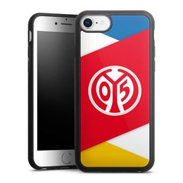 DeinDesign iPhone SE (2020) Handy Gallery Case Handyh&uuml;lle 9H Geh&auml;rtetes Glas R&uuml;ckseite H&uuml;lle Soccer Official Licensed Product 1. Fsv Mainz 05 E.V. Gallery Case