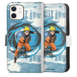 DeinDesign iPhone 12 Handy Klapph&uuml;lle Handyh&uuml;lle aus Kunst Leder wei&szlig; Flip Case Official Licensed Product Manga Naruto Shippuden Sideflip mit Lasche
