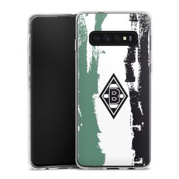 DeinDesign Galaxy S10 Plus Handy Silikon H&uuml;lle Case transparent Handyh&uuml;lle Official Licensed Product Borussia M&ouml;nchengladbach Coat Of Arms Silikon Case