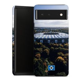 DeinDesign Google Pixel 6 Handy Panzer Handyh&uuml;lle robuste Outdoor H&uuml;lle Schutzh&uuml;lle matt Hsv Hamburger Sv Stadium Tough Case