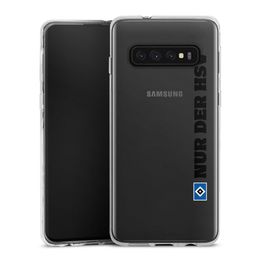 DeinDesign Galaxy S10 Plus Handy Silikon H&uuml;lle Case transparent Handyh&uuml;lle Hsv Transparent Hamburger Sv Silikon Case