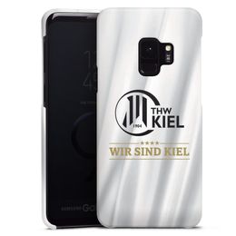 DeinDesign Galaxy S9 Handy Premium Case Smartphone Handyh&uuml;lle Schutzh&uuml;lle matt Official Licensed Product Thw Kiel Handball Premium Case