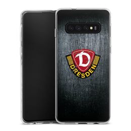 DeinDesign Galaxy S10 Plus Handy Silikon H&uuml;lle Case transparent Handyh&uuml;lle Sgd Official Licensed Product Sg Dynamo Dresden Silikon Case