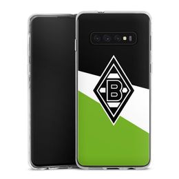 DeinDesign Galaxy S10 Plus Handy Silikon H&uuml;lle Case transparent Handyh&uuml;lle Borussia M&ouml;nchengladbach Official Licensed Product Gladbach Silikon Case