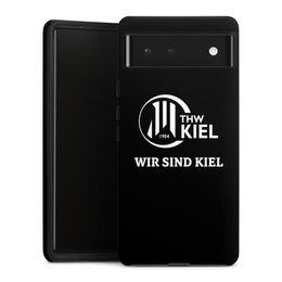 DeinDesign Google Pixel 6 Handy Panzer Handyh&uuml;lle robuste Outdoor H&uuml;lle Schutzh&uuml;lle matt Merchandise Handball Thw Kiel Tough Case