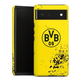 DeinDesign Google Pixel 6 Handy Panzer Handyh&uuml;lle robuste Outdoor H&uuml;lle Schutzh&uuml;lle matt Borussia Dortmund Borusse Official Licensed Product Tough Case