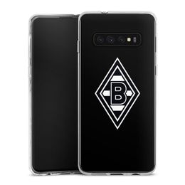DeinDesign Galaxy S10 Plus Handy Silikon H&uuml;lle Case transparent Handyh&uuml;lle Borussia M&ouml;nchengladbach Gladbach Coat Of Arms Silikon Case