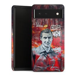 DeinDesign Google Pixel 6 Handy Panzer Handyh&uuml;lle robuste Outdoor H&uuml;lle Schutzh&uuml;lle matt 1. Fc Kaiserslautern 1. Fck Fritz Walter Tough Case