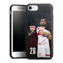DeinDesign iPhone SE (2020) Handy Gallery Case Handyh&uuml;lle 9H Geh&auml;rtetes Glas R&uuml;ckseite H&uuml;lle Vfb Stuttgart Deniz Undav Official Licensed Product Gallery Case