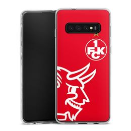 DeinDesign Galaxy S10 Plus Handy Silikon H&uuml;lle Case transparent Handyh&uuml;lle Star Devil 1. Fc Kaiserslautern Silikon Case