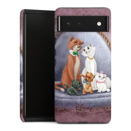 DeinDesign Google Pixel 6 Handy Panzer Handyh&uuml;lle robuste Outdoor H&uuml;lle Schutzh&uuml;lle matt Disney Official Licensed Product Aristocats Tough Case