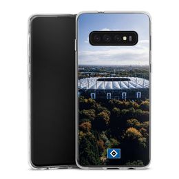 DeinDesign Galaxy S10 Plus Handy Silikon H&uuml;lle Case transparent Handyh&uuml;lle Hsv Hamburger Sv Stadium Silikon Case