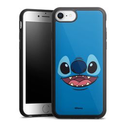 DeinDesign iPhone SE (2020) Handy Gallery Case Handyh&uuml;lle 9H Geh&auml;rtetes Glas R&uuml;ckseite H&uuml;lle Official Licensed Product Lilo & Stitch Disney Gallery Case