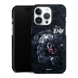 DeinDesign iPhone 14 Pro Handy Premium Case Smartphone Handyh&uuml;lle Schutzh&uuml;lle matt Marvel Venom Spiderman Premium Case