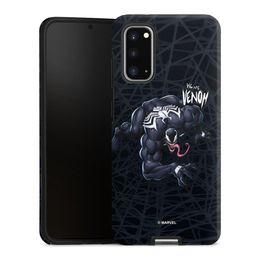 DeinDesign Galaxy S20 Handy Panzer Handyh&uuml;lle robuste Outdoor H&uuml;lle Schutzh&uuml;lle matt Marvel Venom Spiderman Tough Case