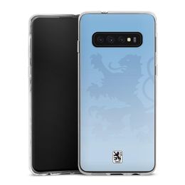 DeinDesign Galaxy S10 Plus Handy Silikon H&uuml;lle Case transparent Handyh&uuml;lle Official Licensed Product Logo Tsv 1860 M&uuml;nchen Silikon Case