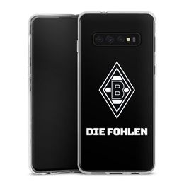 DeinDesign Galaxy S10 Plus Handy Silikon H&uuml;lle Case transparent Handyh&uuml;lle Die Fohlen Gladbach Borussia M&ouml;nchengladbach Silikon Case