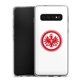 DeinDesign Galaxy S10 Plus Handy Silikon H&uuml;lle Case transparent Handyh&uuml;lle Official Licensed Product Sge Eintracht Frankfurt Silikon Case