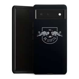 DeinDesign Google Pixel 6 Handy Panzer Handyh&uuml;lle robuste Outdoor H&uuml;lle Schutzh&uuml;lle matt Official Licensed Product Logo Rb Leipzig Tough Case