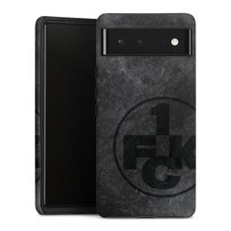 DeinDesign Google Pixel 6 Handy Panzer Handyh&uuml;lle robuste Outdoor H&uuml;lle Schutzh&uuml;lle matt Concrete 1. Fc Kaiserslautern 1. Fck Tough Case