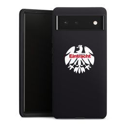 DeinDesign Google Pixel 6 Handy Panzer Handyh&uuml;lle robuste Outdoor H&uuml;lle Schutzh&uuml;lle matt Eagle Retro Logo Tough Case
