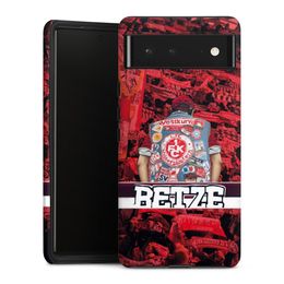 DeinDesign Google Pixel 6 Handy Panzer Handyh&uuml;lle robuste Outdoor H&uuml;lle Schutzh&uuml;lle matt Official Licensed Product 1. Fc Kaiserslautern 1. Fck Tough Case