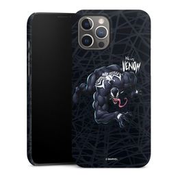 DeinDesign iPhone 12 Pro Max Handy Premium Case Smartphone Handyh&uuml;lle Schutzh&uuml;lle matt Marvel Venom Spiderman Premium Case