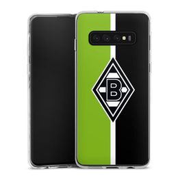DeinDesign Galaxy S10 Plus Handy Silikon H&uuml;lle Case transparent Handyh&uuml;lle Borussia M&ouml;nchengladbach Gladbach Bundesliga Silikon Case